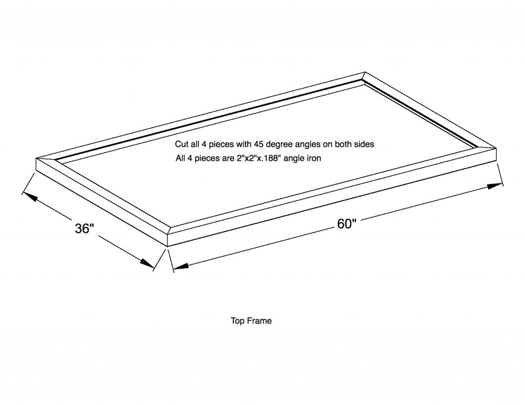 3x5 angle iron welding table top frame dimensioned.tcd - Red Wing Steel ...